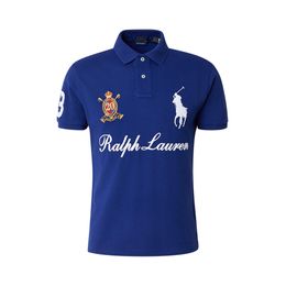 Polo Ralph Lauren Poloshirt Herren Gr&ouml;&szlig;e XL royalblau / honig / rot / wei&szlig;