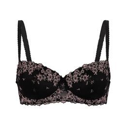 Hunkem&ouml;ller Hunkem&ouml;ller BH 'Chloe' Damen Gr&ouml;&szlig;e 80 pastelllila / schwarz / wei&szlig;