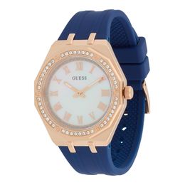Guess Uhr Damen Gr&ouml;&szlig;e One Size blau / gold / wei&szlig;