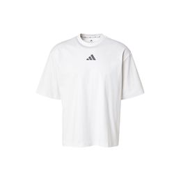 adidas Sportswear Funktionsshirt Herren Gr&ouml;&szlig;e XL dunkelgrau / wei&szlig;