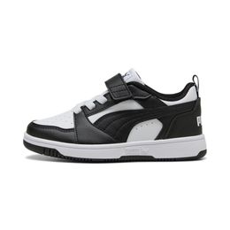 Puma Sneaker 'Rebound V6' Jungen Gr&ouml;&szlig;e 32.5 schwarz / wei&szlig;