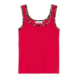 Lola Casademunt Top Damen Gr&ouml;&szlig;e XS braun / cappuccino / rot / schwarz