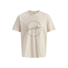 Jack & Jones Jack & Jones Junior T-Shirt 'JJGrayson' Jungen Gr&ouml;&szlig;e 152 creme / braun