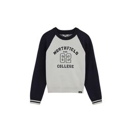 WE Fashion Pullover Jungen Gr&ouml;&szlig;e 122/128 grau / schwarz