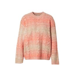 MONKI Pullover Damen Gr&ouml;&szlig;e XXS beigemeliert / hellrot