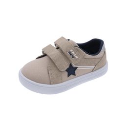 Chicco Sneaker 'Fagotto' Jungen Gr&ouml;&szlig;e 28 beige / dunkelblau / silber