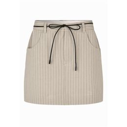 Second Female Rayures Mini Skirt ' ' Damen Gr&ouml;&szlig;e 38 camel
