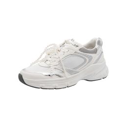 Tamaris Sneaker Damen Gr&ouml;&szlig;e 36 silber / wei&szlig; Sommerschuhe