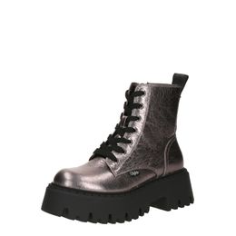 Buffalo Schn&uuml;rstiefelette 'ASPEN' Damen Gr&ouml;&szlig;e 37 silber Winterschuhe