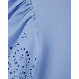 WE Fashion T-Shirt M&auml;dchen Gr&ouml;&szlig;e 134/140 blue denim
