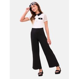Lipsy Overall M&auml;dchen Gr&ouml;&szlig;e 146 schwarz / wei&szlig;