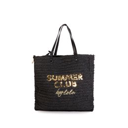 Lola Casademunt Strandtasche Damen Gr&ouml;&szlig;e One Size gold / schwarz