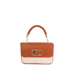 Lola Casademunt Handtasche Damen Gr&ouml;&szlig;e One Size hellbeige / kastanienbraun