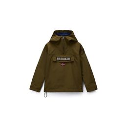 Napapijri Between-Season Jacket 'Rainforest' boy size 116 Blue / Olive / Cherry red / Black