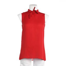 Gucci Top / Seidentop Damen Gr&ouml;&szlig;e XS Second Hand rot