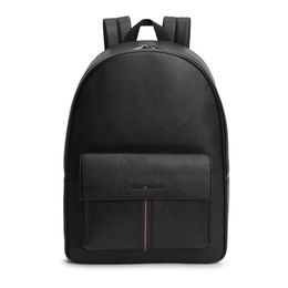 Tommy Hilfiger Rucksack 'Central' Herren Gr&ouml;&szlig;e One Size dunkelrot / schwarz / wei&szlig;