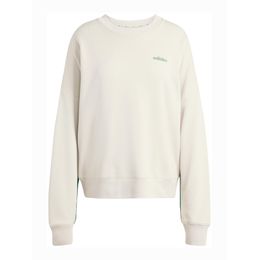 adidas Sportswear Athletic Sweatshirt 'Seasonal Essentials Colorpop Sweatshirt with Embroidered' female size 5XL/6XL Light grey / Green