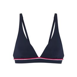 s.Oliver Bikinitop Damen Gr&ouml;&szlig;e 85 marine / rot / wei&szlig;