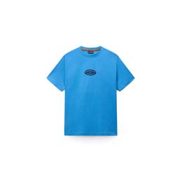 Napapijri T-Shirt 'Flint' Herren Gr&ouml;&szlig;e S marine / azur