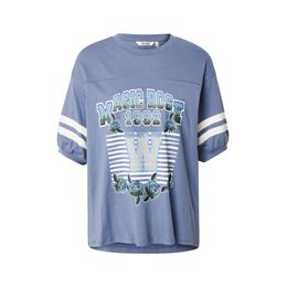 MONKI T-Shirt 'Mira' Damen Gr&ouml;&szlig;e XL blau / gr&uuml;n / wei&szlig;