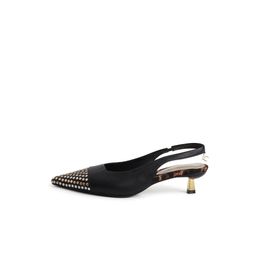 Lola Casademunt Slingpumps Damen Gr&ouml;&szlig;e 41 gold / schwarz