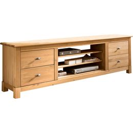 Lowboard OTTO HOME, B:200cm H:59cm T:38cm, beige, Wohnzimmer, Sideboards, "Rauna", Kommode, Breite 200 cm, FSC-zertifiziertes Massivholz