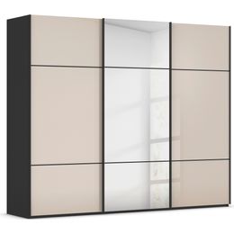 Schwebet&uuml;renschrank Rauch, B:271cm H:223cm T:68cm, beige, Holzwerkstoff, Schr&auml;nke, "Kleiderschrank Schrank Garderobe Schlafzimmerschrank SCALE-TRIO",