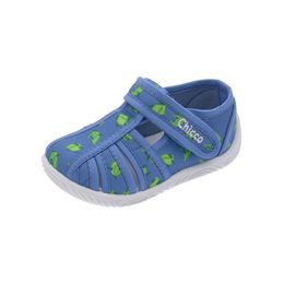 Chicco Hausschuh 'Templar' Jungen Gr&ouml;&szlig;e 19 blau / gr&uuml;n