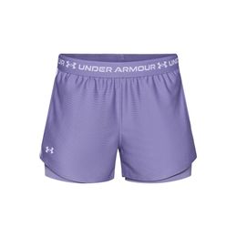 Under Armour Sportshorts 'Play Up' Damen Gr&ouml;&szlig;e XS lavendel / wei&szlig;