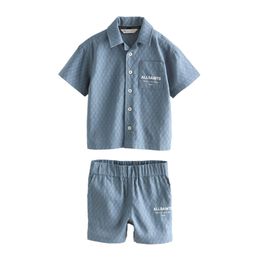 Smallsaints Set Jungen Gr&ouml;&szlig;e 110 hellblau / wei&szlig;