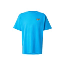 Nike Sportswear T-Shirt Herren Gr&ouml;&szlig;e XL himmelblau / gelb / grau / orange