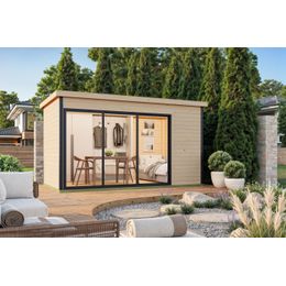 Gartenhaus Nordic Holz, beige, Massivholz, Gartenh&auml;user, "AUSTIN 4"