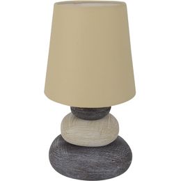 N&auml;ve N&Auml;VE LED Tischleuchte "Stoney", &Oslash; 16cm H: 31cm, 1 Stk., beige, Leuchten, Zuleitung: ca. 130 cm