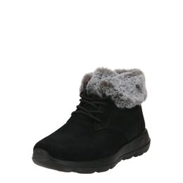 Skechers Schn&uuml;rstiefelette Damen Gr&ouml;&szlig;e 36 graumeliert / schwarz Winterschuhe