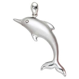 Jobo Damen Kettenanh&auml;nger "Anh&auml;nger Delfin", Silber 925 (Sterlingsilber), silber, Silber 925 (Sterlingsilber), Schmuckanh&auml;nger, 925 Silber