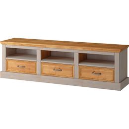 Lowboard OTTO HOME, B:170cm H:50cm T:50cm, grau, Wohnzimmer, Sideboards, "Selma", TV-Kommode, Breite 170 cm, 3 Schubk&auml;sten
