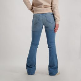 Cars Jeans M&auml;dchen Weite Jeans "Jeans Veronique", blau, Gr. 9, Abriebeffekte, Denim/Jeans, Obermaterial: 98% Baumwolle, 2% Elasthan, Jeans, im