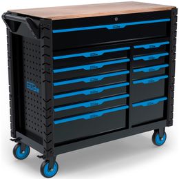 G&uuml;de G&Uuml;DE Werkbank "Mobile Werkbank &raquo;GW 12S&laquo;", B:112,5cm H:100cm T:48cmblau, Garage, Werkb&auml;nke