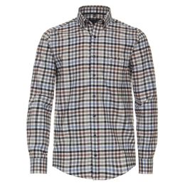Casamoda Herren Flanellhemd "Casamoda Flanellhemd kariert", gr&uuml;n, Gr. 6XL, kariert, 100% Baumwolle, Hemden
