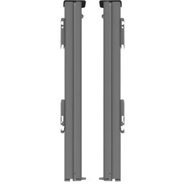 Amica Teleskopauszug "00170", B:38cm H:2cm T:5cm, grau, Teleskopausz&uuml;ge, Lieferung ohne Grillrost und Seitengitter