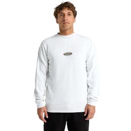 Billabong Herren Sweatshirt "Foundation"oatmeal heather, Gr. XL, Obermaterial: 55% Walkfrottier, 25% Walkfrottier, 20% Microfaser;, Sweatshirts