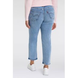 LEVI'S&reg; PLUS LEVI'S PLUS Damen 5-Pocket-Jeans "314 PL SHAPING", blau, Gr. 22, unifarben, Denim/Jeans, Obermaterial: 80% Baumwolle, 19% Polyester, 1% Elasthan,