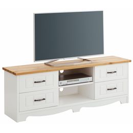Lowboard OTTO HOME, B:148cm H:51cm T:37cm, gelb, Wohnzimmer, Sideboards, "Trinidad", Kommode, Breite 148 cm, mit 4 Schubladen