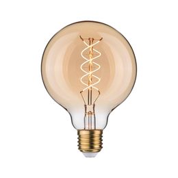 Paulmann LED-Leuchtmittel "Rustic Shine G95 300lm 4,2W 1800K S gold 230V", L:13,5cm &Oslash;:9,5cmgoldfarben, Leuchtmittel