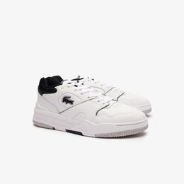 Lacoste Herren Sneaker "LINESHOT 124 2 SMA", Gr. 44wht, blk, Leder, Schuhe