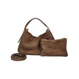 Nero Giardini Damen Henkeltasche "Nero Giardini Taschen Veloursleder"braun, Veloursleder, Taschen