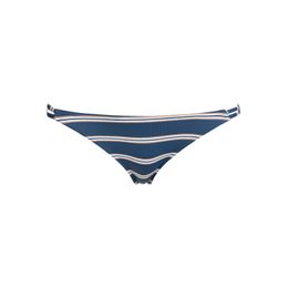 Roxy Damen Bikini-Hose "Moonlight Splash", blau, Gr. M, 88% Nylon, 9% Elastan, 3% Metallgarn, Badehosen