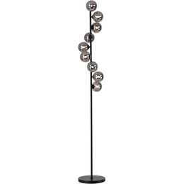 Sch&ouml;ner Wohnen Kollektion LED Stehlampe "DUBAI", 9, &Oslash; 25cm H: 164cm, 1 Stk.schwarz, SCH&Ouml;NER WOHNEN-KOLLEKTION, Wohnzimmer, Leuchten, SCH&Ouml;NER WOHNEN Kollektion, Fu&szlig;schalter