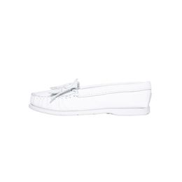 Minnetonka Moccasins 'Undeaded Kilty' female White size 40