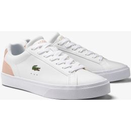 Lacoste Damen Sneaker "LEROND PRO BL 23 1 CFA", Gr. 37wei&szlig;, rosa, Leder, Schuhe